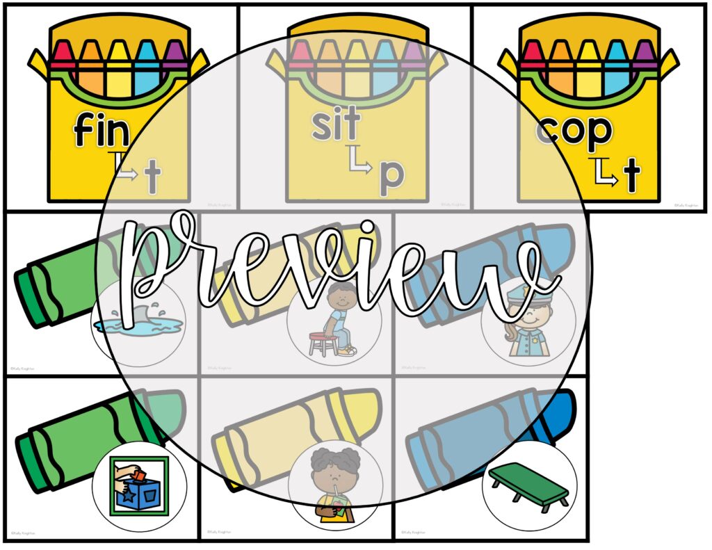 Phoneme Substitution l August Back-to-School Literacy Centers l CVC ...