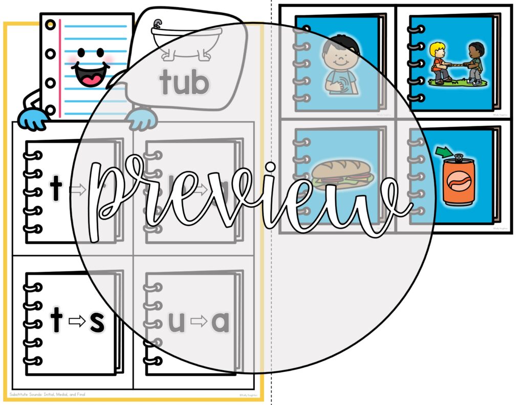 Phoneme Substitution l August Back-to-School Literacy Centers l CVC ...