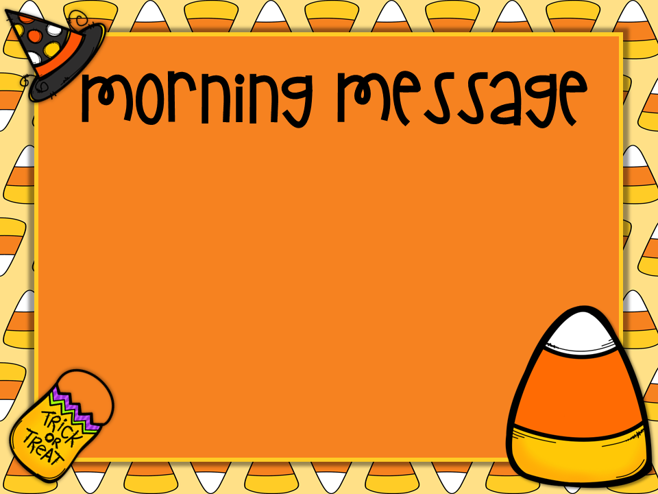 October Morning Meeting Editable Template Including Halloween | Made By ...