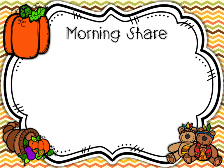 November Morning Meeting Editable Templates Including Thanksgiving ...