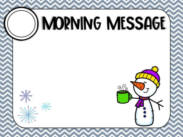 January Morning Meeting Editable Templates - Made By Teachers