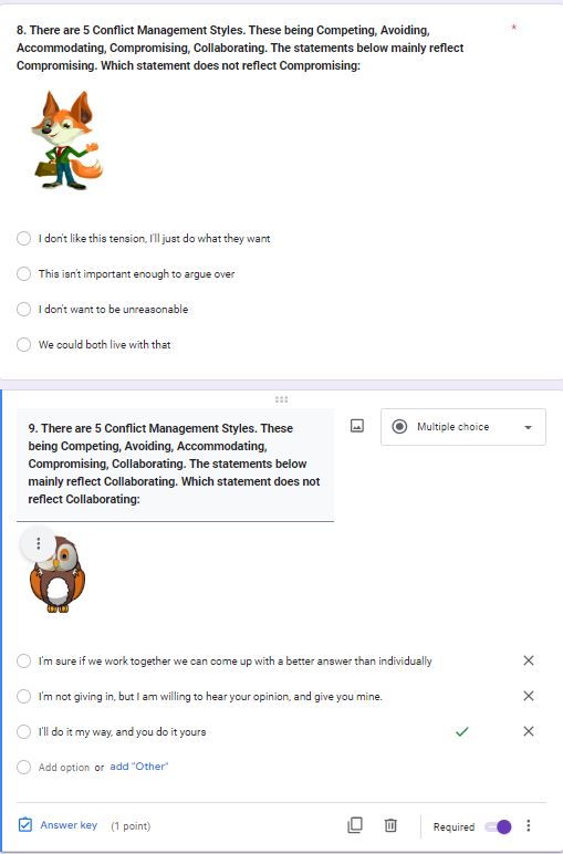 Conflict Resolution Google Forms Quiz - Editable - No prep | Made By ...