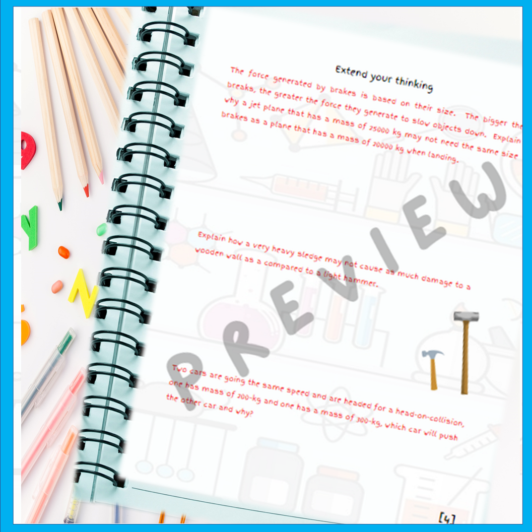 Newton's 2nd Law Math Worksheet | Made By Teachers