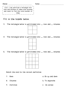 2.G.2 Assessments- Partitioning Rectangles - Made By Teachers
