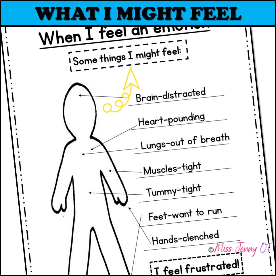 Interoception and Self Regulation Activities My Feelings - Made By Teachers