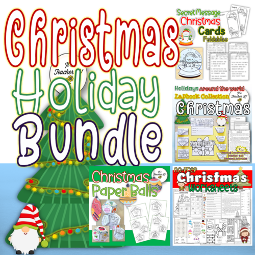 Christmas ELA Holiday Bundle | Made By Teachers