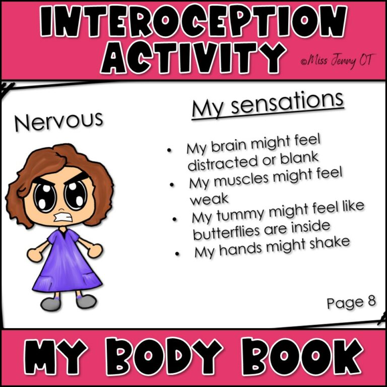 Interoception and Self Regulation Activity My Body Booklet | Made By ...