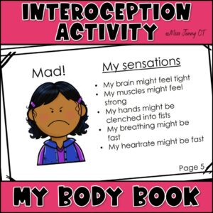 Interoception and Self Regulation Activity My Body Booklet | Made By ...