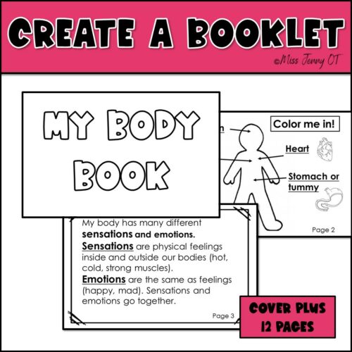 Interoception and Self Regulation Activity My Body Booklet | Made By ...