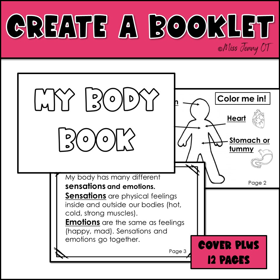 Interoception and Self Regulation Activity My Body Booklet | Made By ...