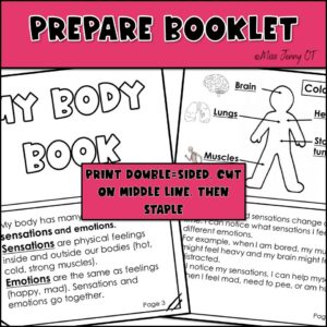 Interoception and Self Regulation Activity My Body Booklet | Made By ...