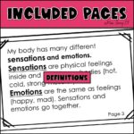 Interoception and Self Regulation Activity My Body Booklet | Made By ...