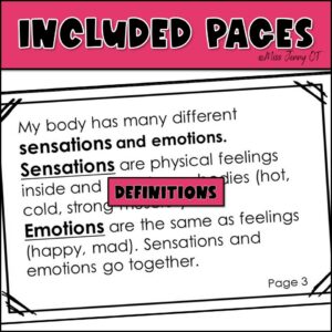 Interoception and Self Regulation Activity My Body Booklet | Made By ...