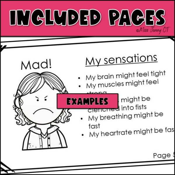 Interoception and Self Regulation Activity My Body Booklet | Made By ...