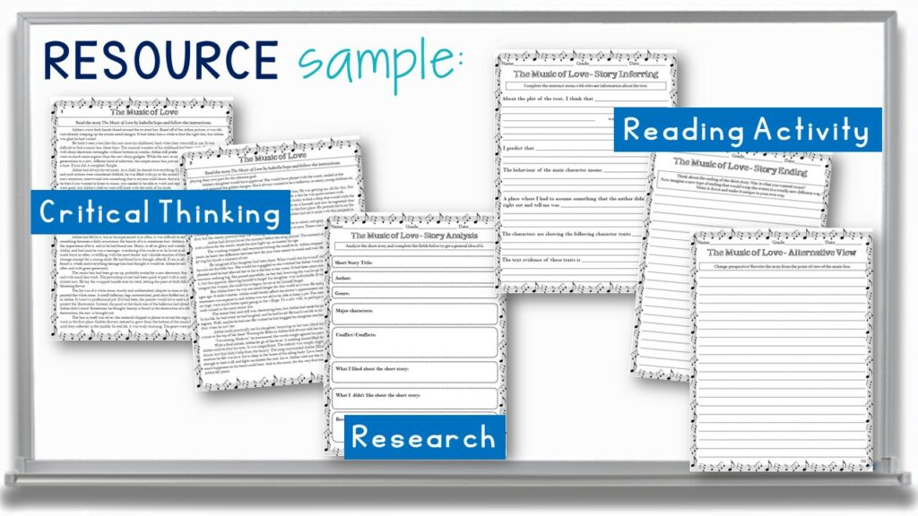 Music Activities - Emergency Sub Plans, Tasks, Crafts, Worksheets ...