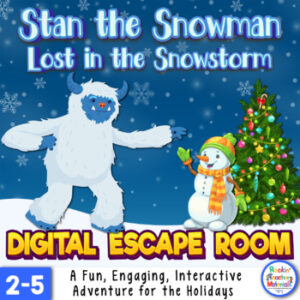 Stan the Snowman Digital Escape Room Winter INTERACTIVE ADVENTURE ...
