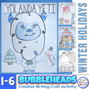 Winter and Christmas Creative Writing Craftivity - Bubbleheads | Made ...