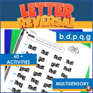 Letter Reversal Activities b, d, p, q, g - Made By Teachers