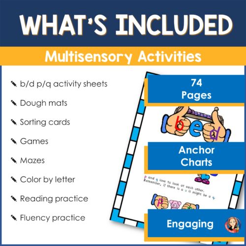Letter Reversal Activities b, d, p, q, g | Made By Teachers