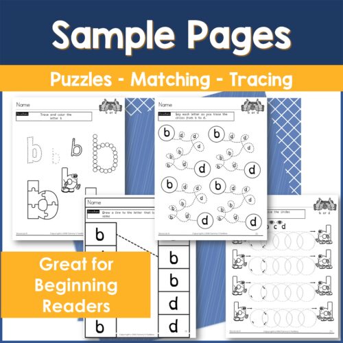 Letter Reversal Activities b, d, p, q, g | Made By Teachers