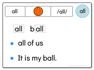 ALL, AN, AM Glued Sounds SOund and Reading Flashcards - Made By Teachers