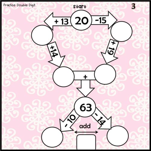 Winter | Math Maze Puzzles | Add & Subtract | 24 puzzles | Google ...