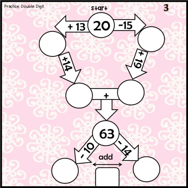 Winter | Math Maze Puzzles | Add & Subtract | 24 puzzles | Google ...