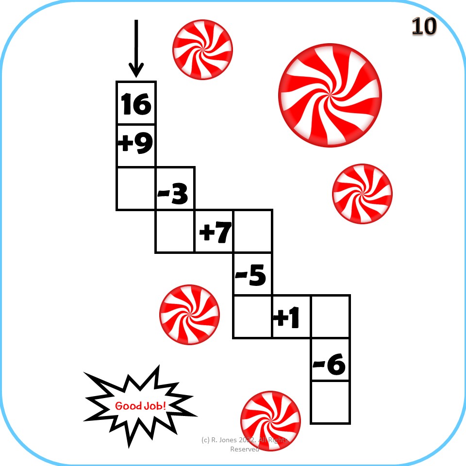 Winter | Math Maze Puzzles | Add & Subtract | 24 puzzles | Google ...