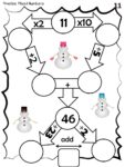 Winter Math Maze | Multiplication and Division | 20 Puzzles | 2-4th Gr ...