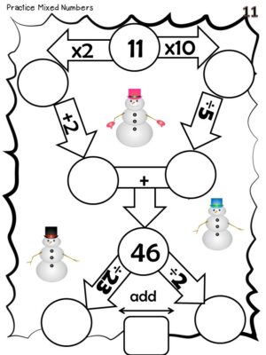 Winter Math Maze | Multiplication and Division | 20 Puzzles | 2-4th Gr ...