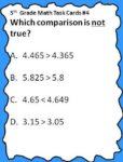 5th Grade CCSS/TEKS | Numbers & Operations Math | 40 Task Cards ...