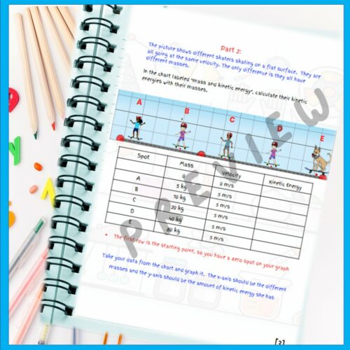 Kinetic Energy Graphing Activity | Made By Teachers