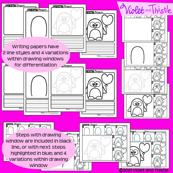 Directed Drawing Valentine Day Learn How to Draw Step by Step Guide ...