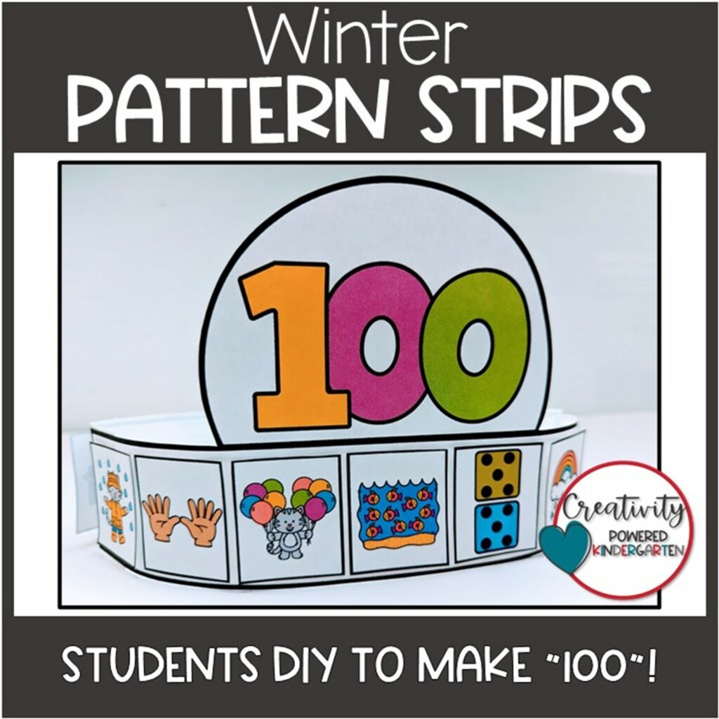 100th Day of School Craft, Fun 100th Day of School Activity, 100 Days ...
