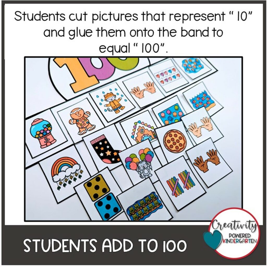 100th Day of School Craft, Fun 100th Day of School Activity, 100 Days ...