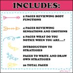 Interoception Self Regulation Activities Whole Body Workbook | Made By ...