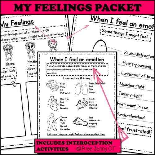 Interoception and Self Regulation Activities Bundle | Made By Teachers