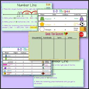2nd Grade BUNDLE All Math Units | Virtual | Vocab | Anchor Charts ...