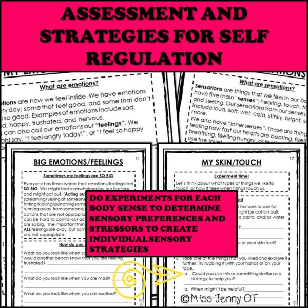 Interoception and Self Regulation Activities Bundle | Made By Teachers