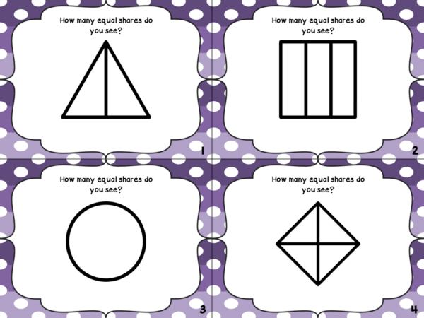 2.G.3 Task Cards Partitioning Shapes | Made By Teachers