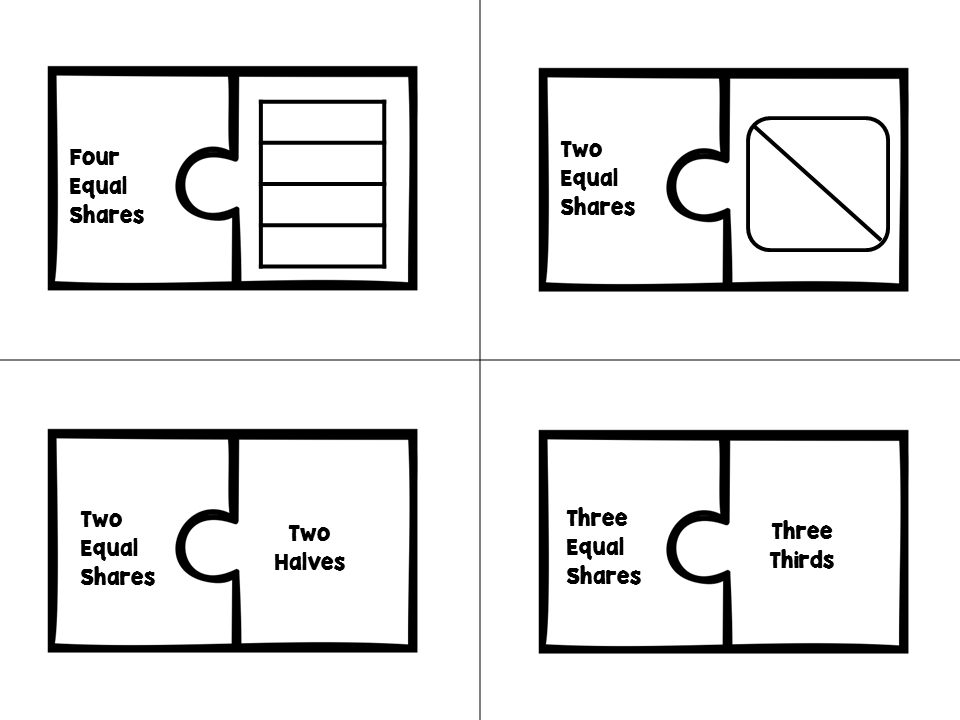 2.G.3 Partitioning Shapes Math Center Activity | Made By Teachers