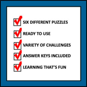 ELA Puzzles: Set 5 - enrichment for early finishers | Made By Teachers