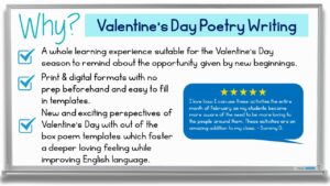 Love Poetry Writing Activities - Valentine's Day Poem Templates | Made ...
