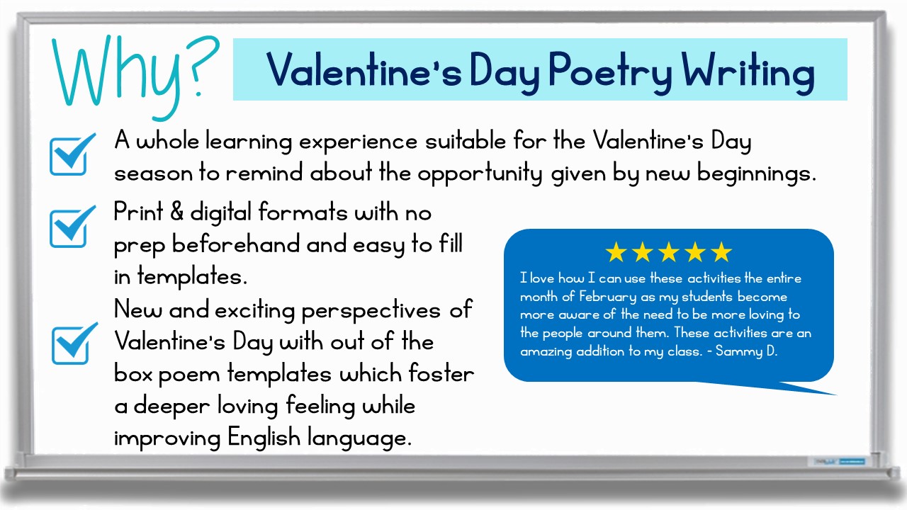 Love Poetry Writing Activities - Valentine's Day Poem Templates | Made ...