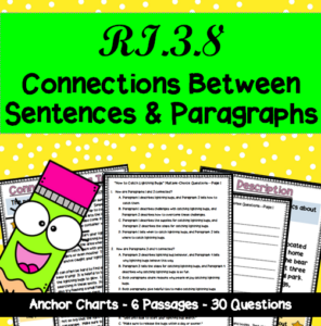 RI.3.8: Connections Between Sentences and Paragraphs | Made By Teachers