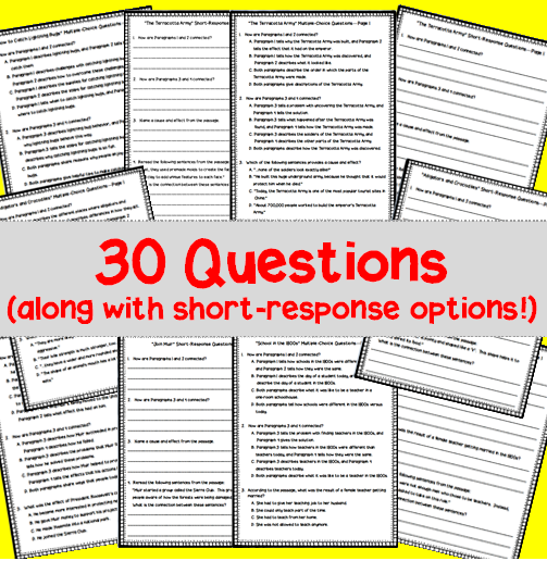 RI.3.8: Connections Between Sentences and Paragraphs | Made By Teachers