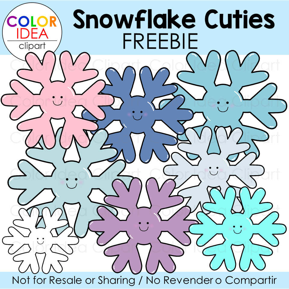 Snowflake Cuties FREEBIE | Made By Teachers