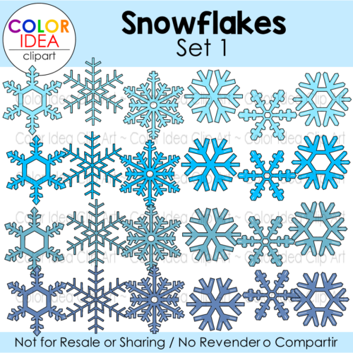 Snowflakes - Set 1 | Made By Teachers