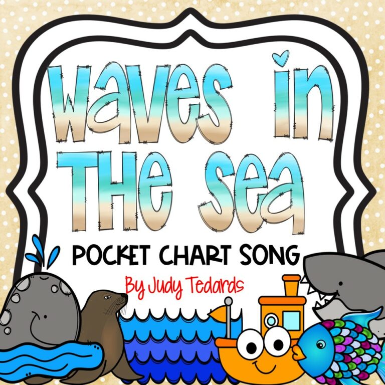 Waves in the Sea {Pocket Chart Song} | Made By Teachers