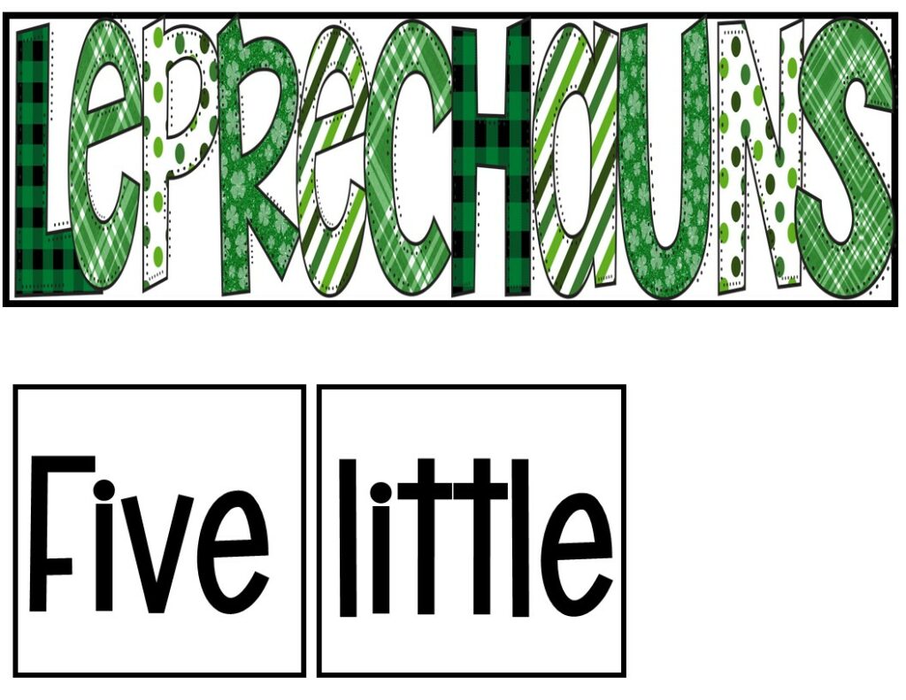 Five Little Leprechauns {Pocket Chart Poem} | Made By Teachers